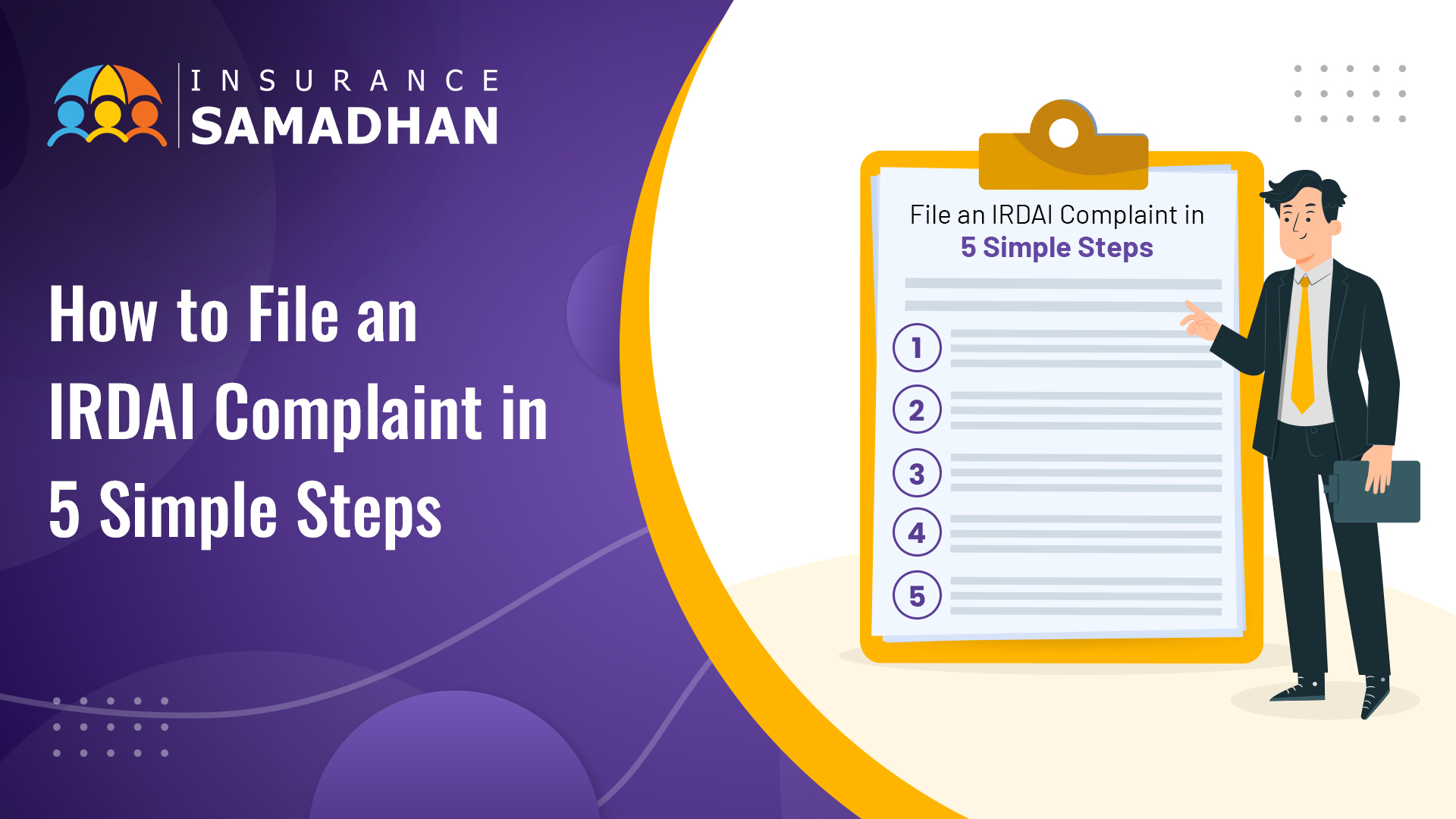 How to File an IRDAI Complaint in 5 Simple Steps - Insurance Samadhan